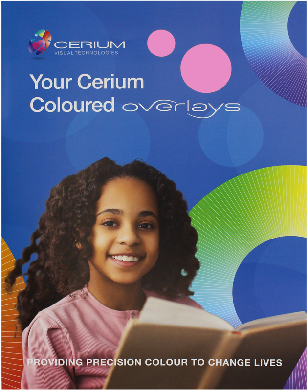 A4 Pack of 5 overlays (single colour) | Cerium Visual Technologies