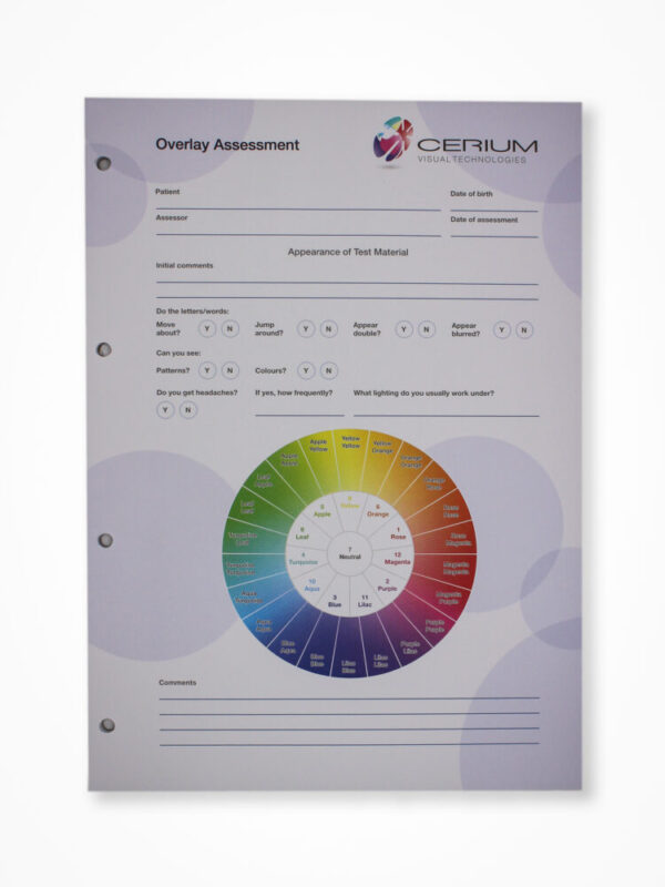 Visual Stress screening pack | Cerium Visual Technologies